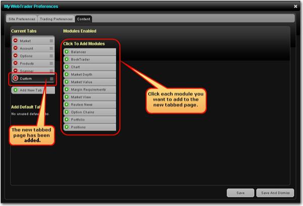 Creating Custom Tabbed Pages